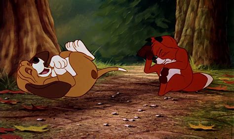 Copper And Todd ~ The Fox And The Hound 1981 Disney Collage The Fox
