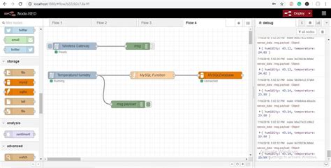 Sending Data Of Wireless Temperature And Humidity Sensor To Mysql By