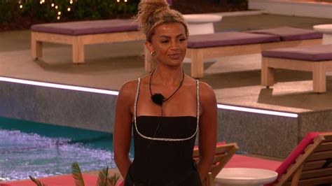 Love Islands Zara Lackenby Brown Is A Goddess In Diamante Mini Dress