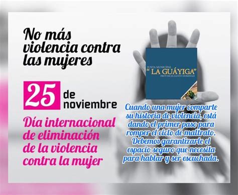 Dia Internacional De La EliminaciÓn De La Violencia Contra La Mujer