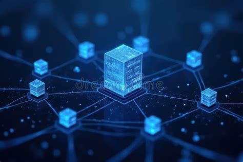 Distributed Cloud Data Management Stock Illustration Illustration Of