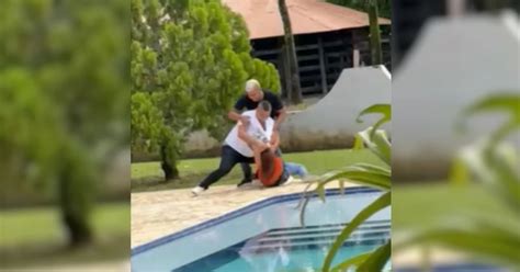 En Video Quedó Registrada La Brutal Golpiza Que Un Hombre Propinó A Su