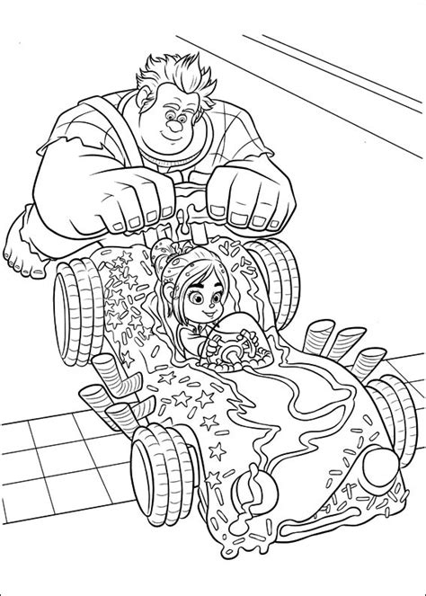 Coloring Pages Wreck It Ralph