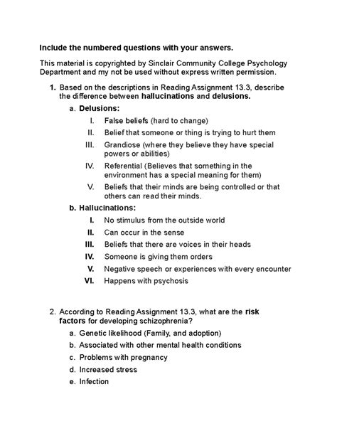 Week 11 Assignment For Week 11 Include The Numbered Questions With