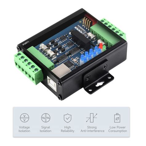 قیمت و خرید مبدل صنعتی Usb به سریال ویوشیر مدل Usb To 4ch Rs485 B