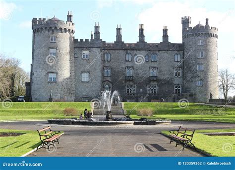 Kilkenny Castle Historic Landmark In The Town Of Kilkenny In Ireland