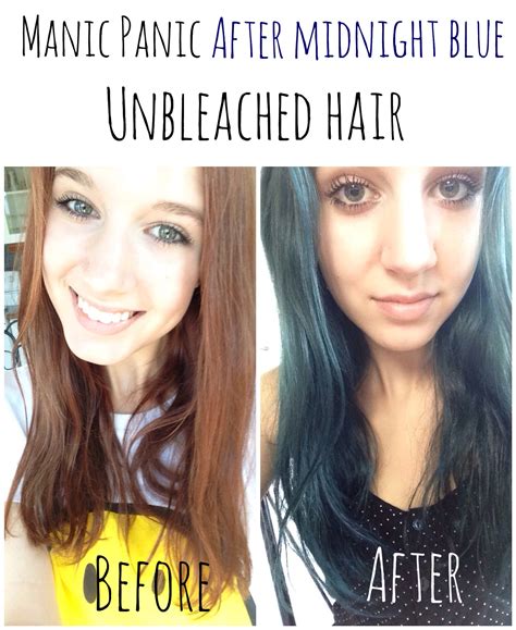 Manic Panic After Midnight Blue Unbleached Manicpanic Aftermidnight