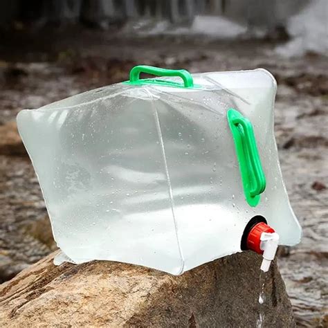 No Bpa Portable Foldable 10l 15l 20l Pvc Plastic Water Bag Water