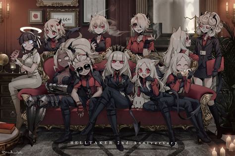 Pandemonica Heart Eyes Demon Girls Helltaker Modeus Hd Wallpaper