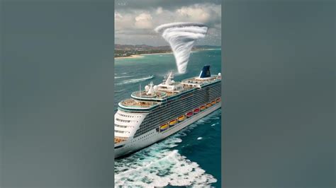 The Cruise Ship Was Overturned By A Tornado Youtube