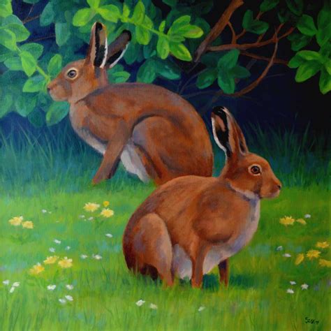Irish Hares Sara Hodson Fine Art