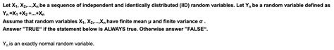 solved let x1 x2 xn be a sequence of independent and