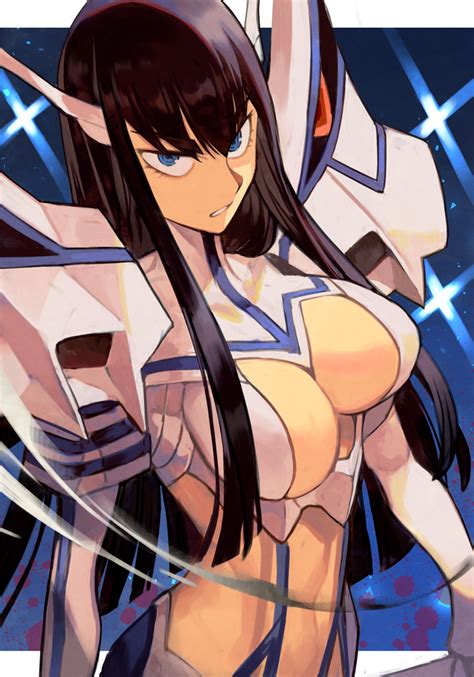 Kiryuuin Satsuki And Junketsu Kill La Kill Drawn By Hungry Clicker