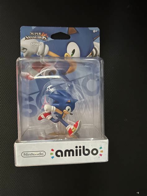 Nintendo Amiibo Sonic The Hedgehog Figure Super Smash Bros New Sealed
