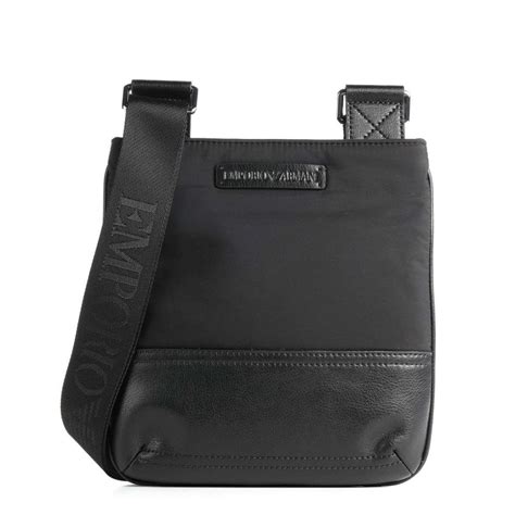 Emporio Armani Black Polyester Body Bag Accessories From N22 Menswear Uk