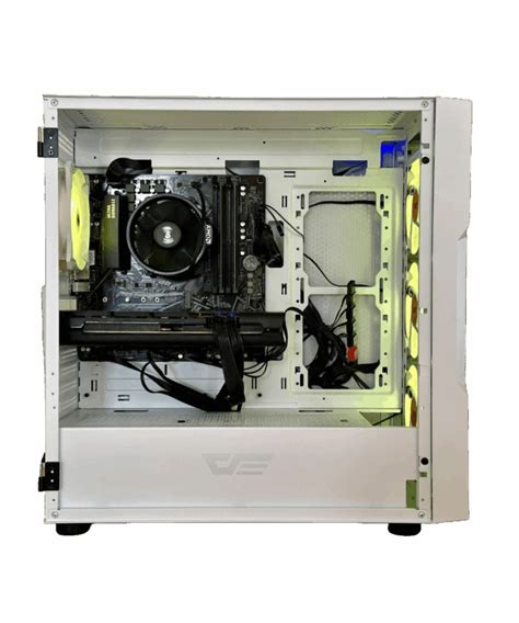 White Amd Gaming Pc Nitrobyte Nzs Most Affordable Quality Computers
