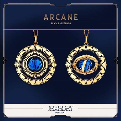 Arcane Pendant League Of Legends Crystal Chain