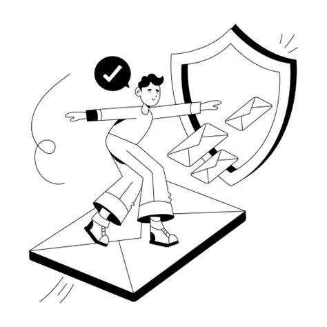 Secure Emails Secure Messages Email Protection Email Safety Secure Communication Icon