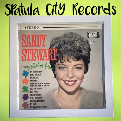 Sandy Stewart My Coloring Book Vinyl Record Album Lp