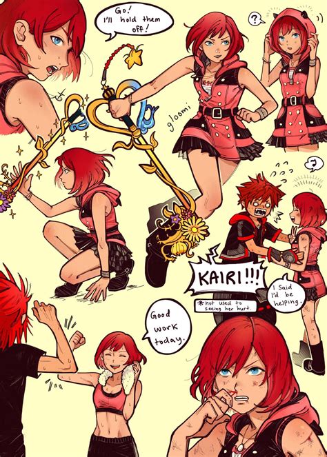 Download Kairi From Kingdom Hearts Posing With Destinys Embrace