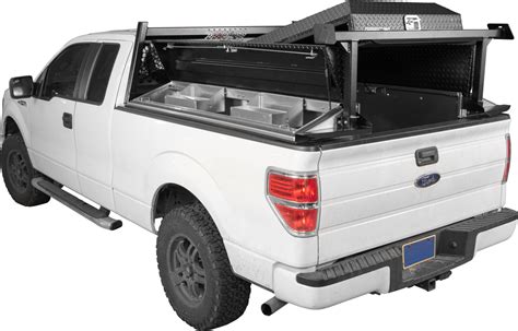 Pickup Pack Aluminum Truck Bed Organizer And Cover With Low Side