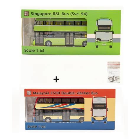 Sg Bc Bus 1 64 Scale Sg Seller Singapore Bus Service 94 B8l Bus Malaysia Bus Service Rapid