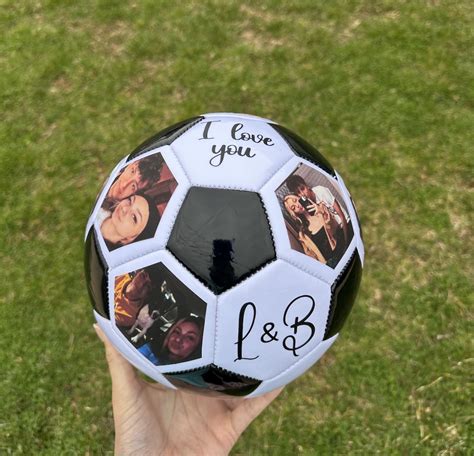 Custom Soccer Ball With Pictures Etsy