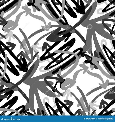 Urban Art Modern Abstract Geometric Arrow Pattern Stock Illustration