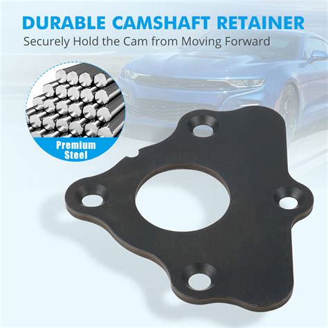 Camshaft Thrust Retainer Plate Gasket Seal Cam Bolts For Gm Ls1 Ls3 Ls2