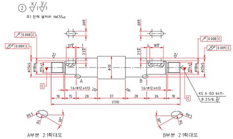 오토캐드 기초도면 예제 오토캐드 연습도면 0021