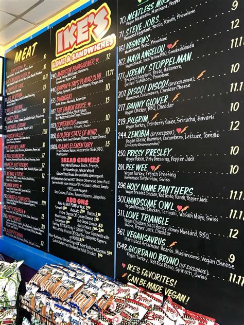 Ikes Love Sandwiches Menu Full Menu Update 2026