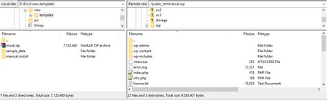 step by step how to use ftp to upload files to wordpress template
