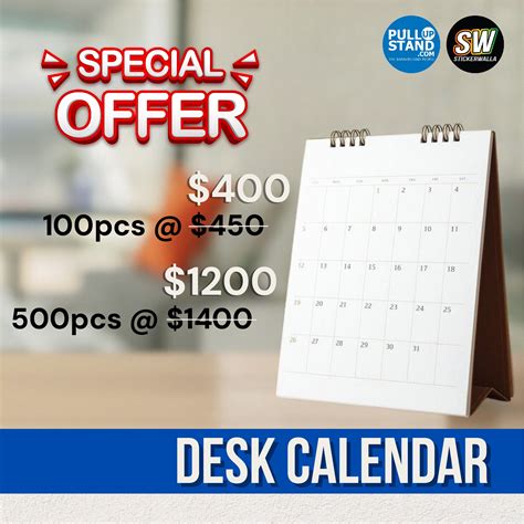 Custom Desk Calendars Singapore Branded 150