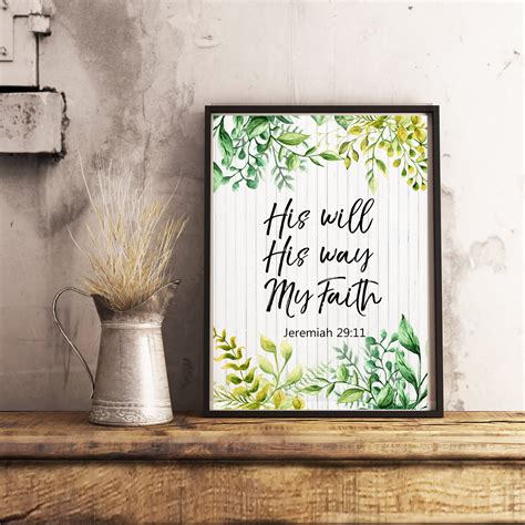 Free Printable Bible Verse Wall Art Read Our Full License Terms Here