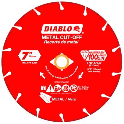 Diablo Diamond Disc Metal Cut Off Wheel