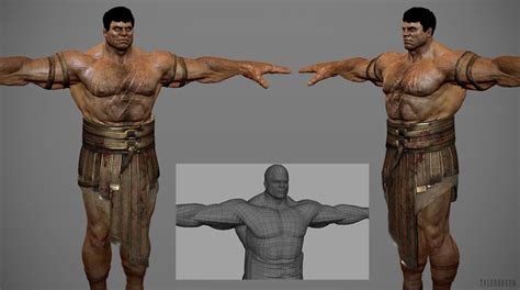 God Of War 3 Hercules In Game Tyler Breon God Of War Hercules
