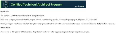 Avinash Devadass On Linkedin Servicenow Servicenowcta 20 Comments