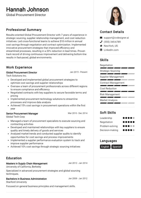 16 Procurement Manager Resume Examples And Templates For 2024