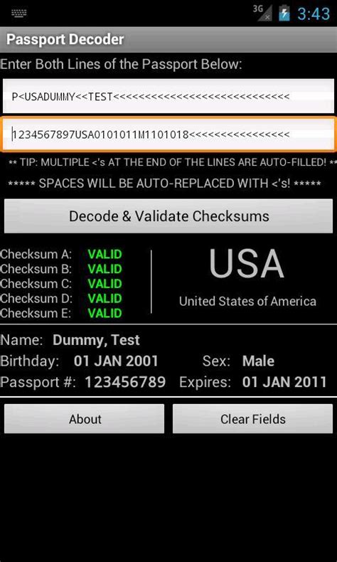 Passport Decoder Beta Apk Download For Android Latest Version