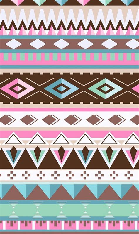 Girly Aztec Patterns Backgrounds