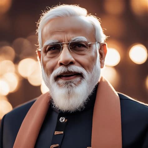 Premium Photo A Perfect Portrait Pm Narendra Modi