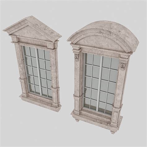 Classical Windows 2 3d Model By Nvere