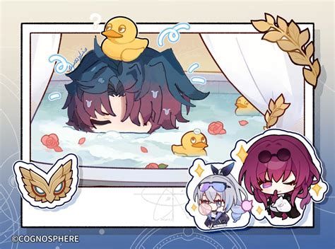 Blade As Dr Ratios Chibi Art Honkai Star Rail Hoyolab