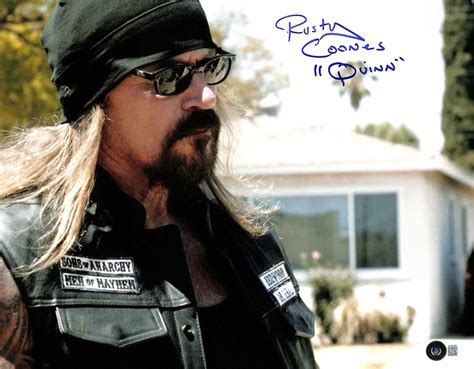 Sons Of Anarchy Rusty Coones Signed 11x14 Photograph Beckett Grad