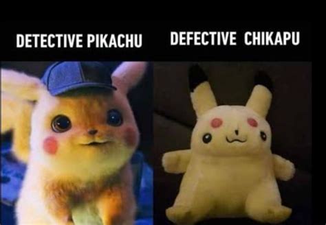 Detective Pikachu Defective Chikapu Ifunny
