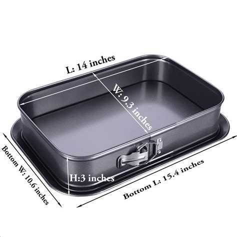 Non Stick Cheesecake Pan Springform Pan Rectangle Cake Pan With