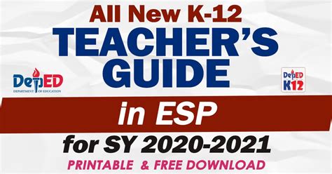 Teachers Guide In Using The Melcs In Esp For Sy 2020 2021 Deped Click