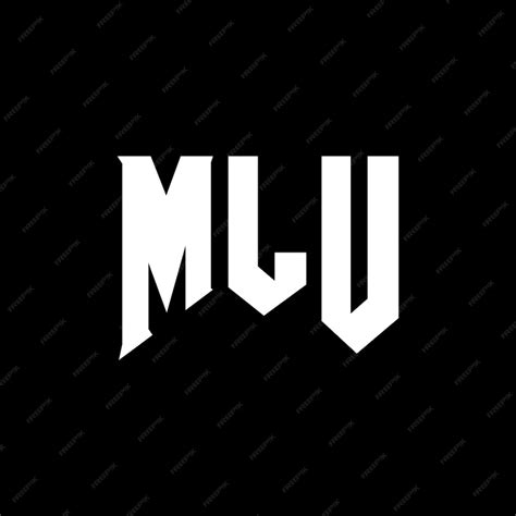 기술 회사 Mlu의 글자 로고 디자인 Mlu 로고 디자인 검은색과 색 컬러 조합 Mlu 로그 Mlu 터 Mlu 디자인 Mlu