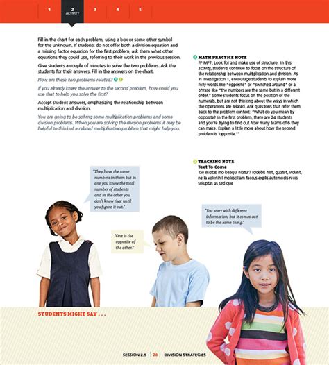 Elementary Math Program Print Prototype On Behance