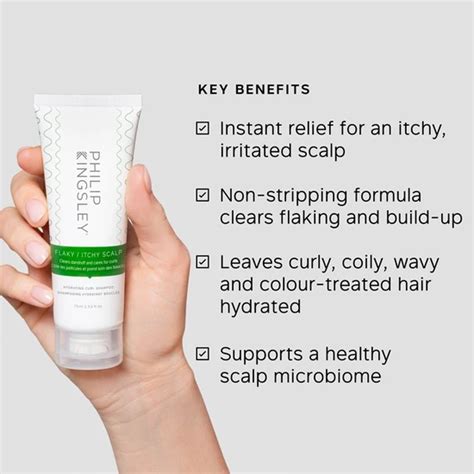 Philip Kingsley Flakyitchy Scalp Hydrating Curl Anti Dandruff Shampoo